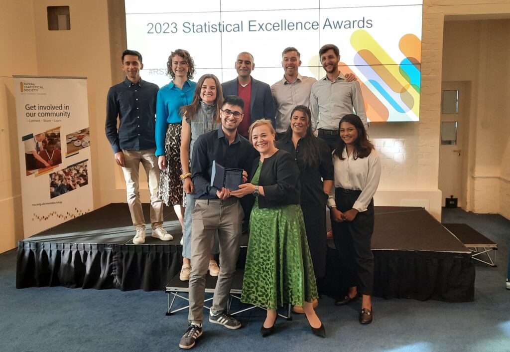 The 2023 Winner is announced for the Statistical Excellence Award in ...
